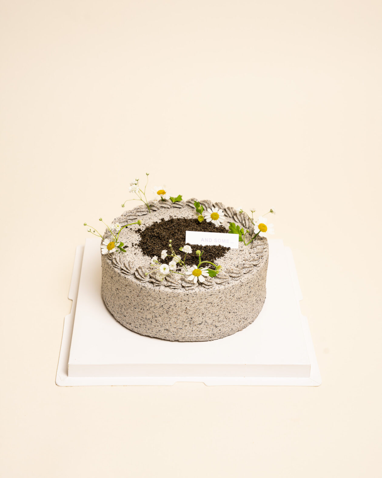 Black Sesame Cake | And Some Flower Cafe